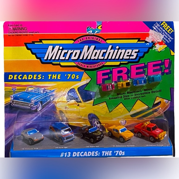 Vintage | Toys | Vintage 994 Micro Machine Decades The 7s | Poshmark